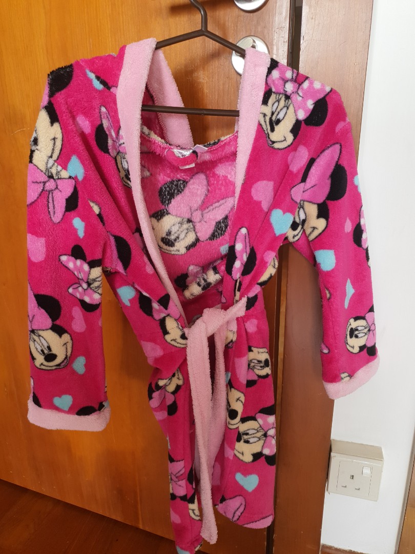 Official Minnie Mouse Swim Robe, Babies & Kids, Babies & Kids Fashion ...
