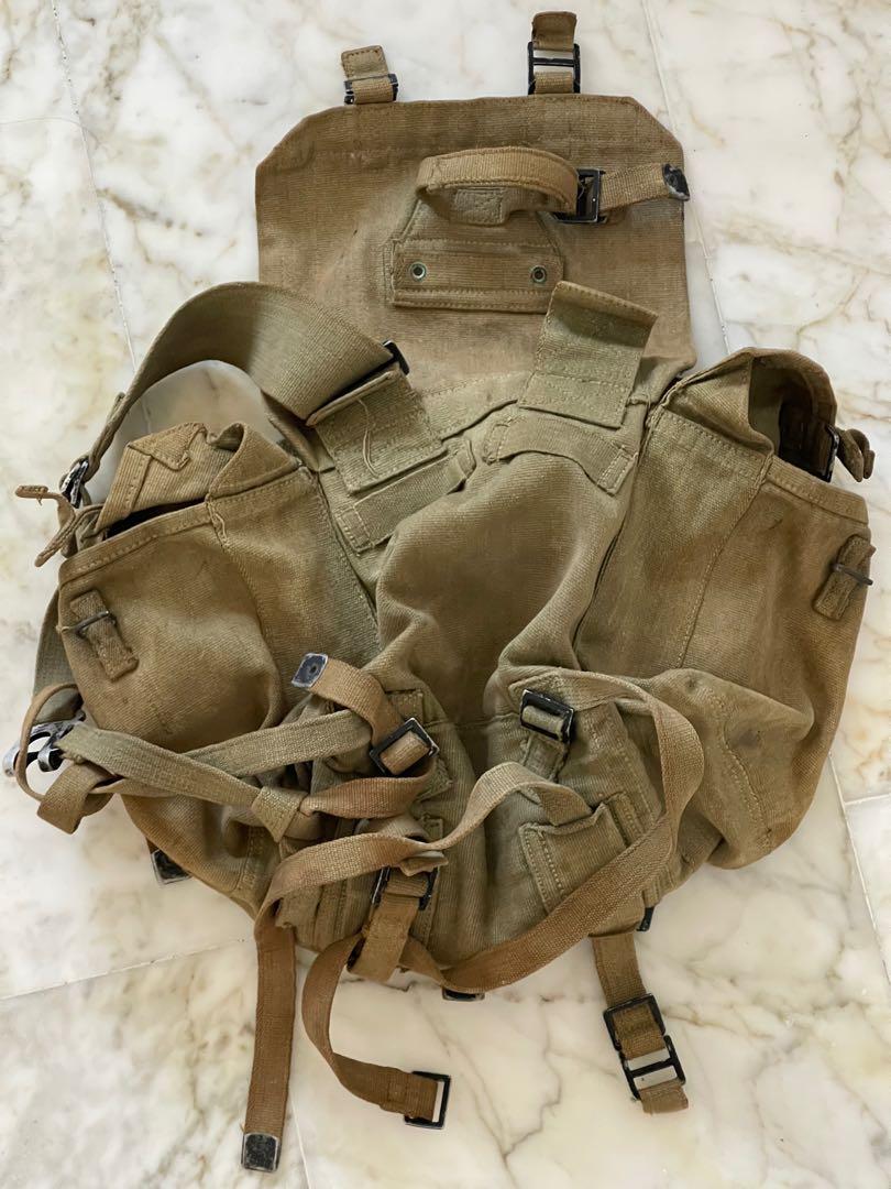Old school military backpack possibly WW2 era, Men's Fashion, Bags ...