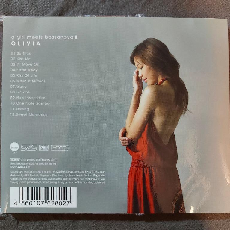 爵士女聲．OLivia ONg - A GirL Meets Bossa Nova II 精選 CD (06年 日本発行盤, 側帶付, 2500yen) kiss of Life, 興趣及遊戲 ...