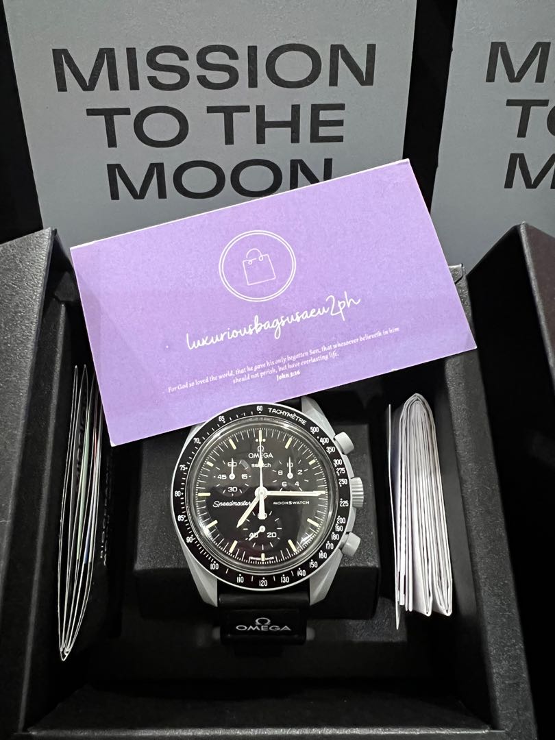 Omega Swatch Moon. Moonswatch. Mission to Moon., Luxury, Watches on ...