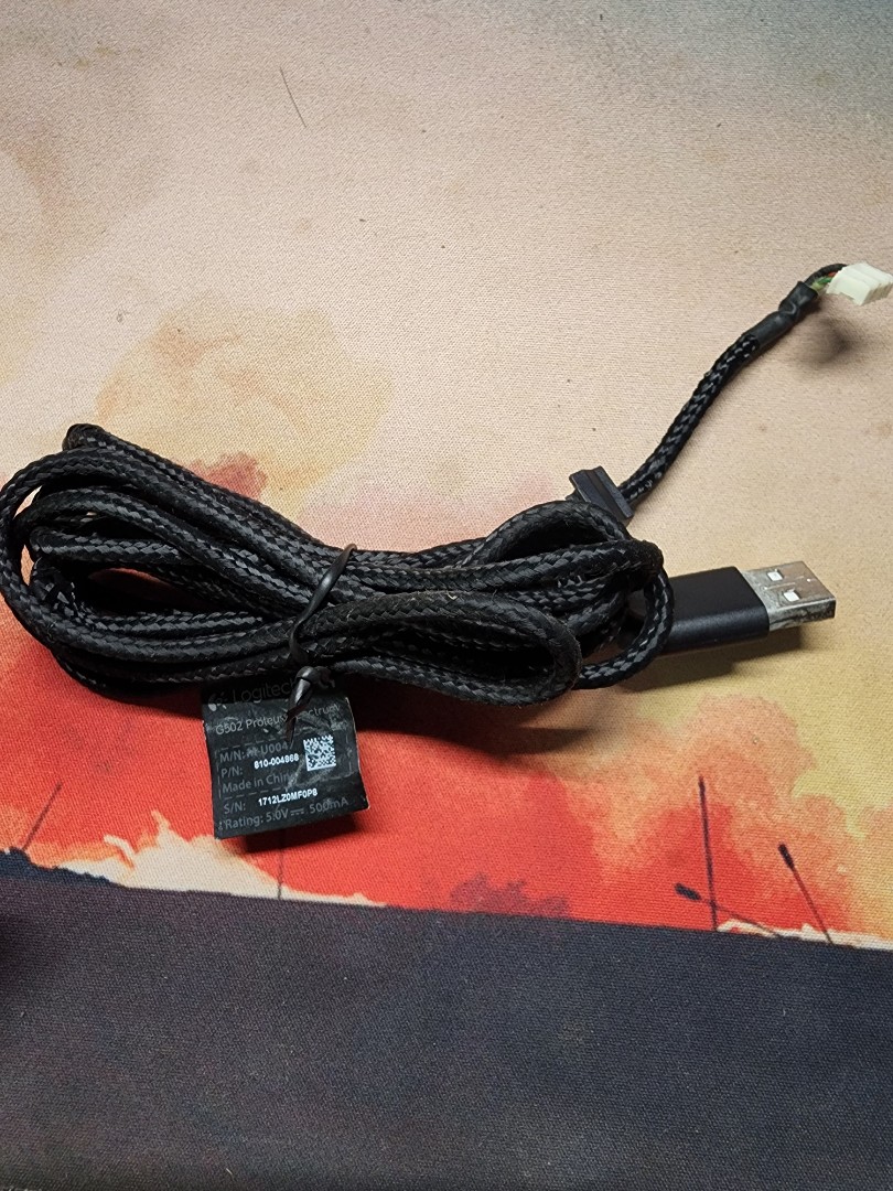Original cable for LOGITECH G502 RGB, Computers & Tech, Parts ...