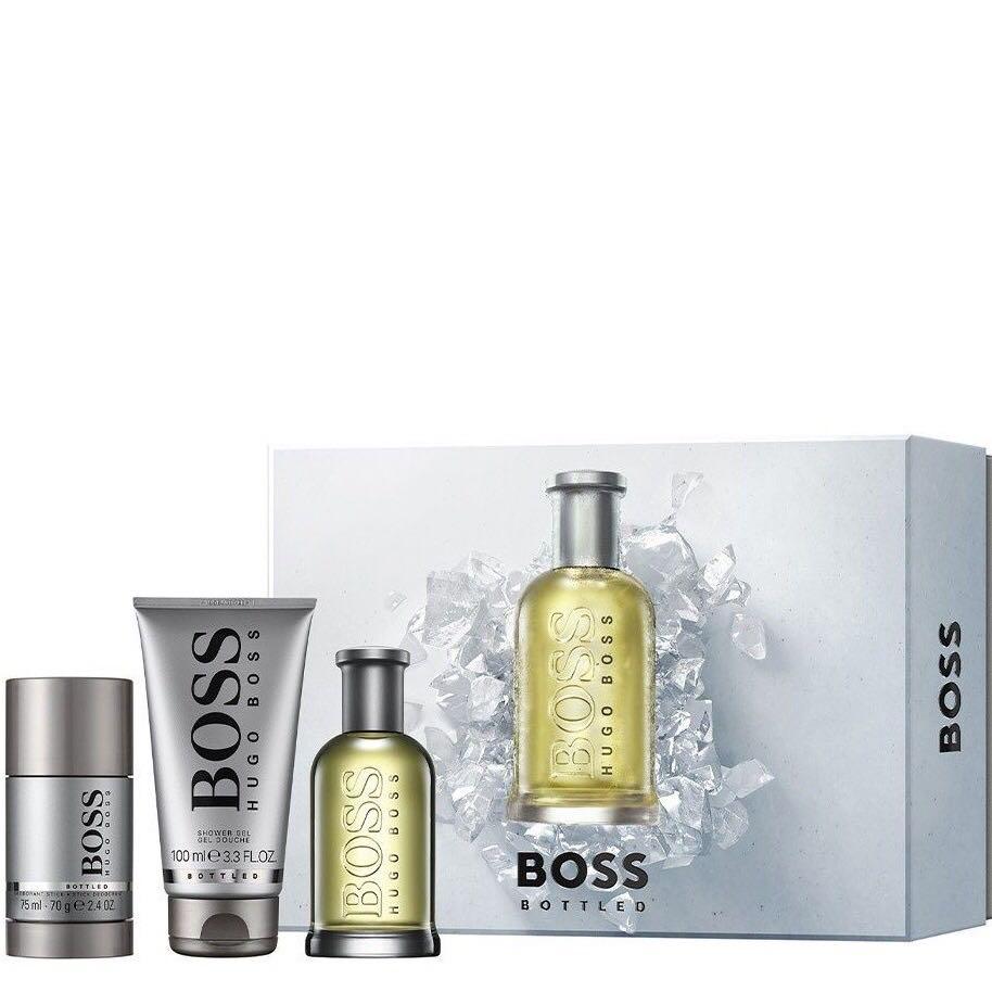 ORIGINAL Hugo Boss Bottled EDT 100ML Perfume Gift Set, Beauty ...