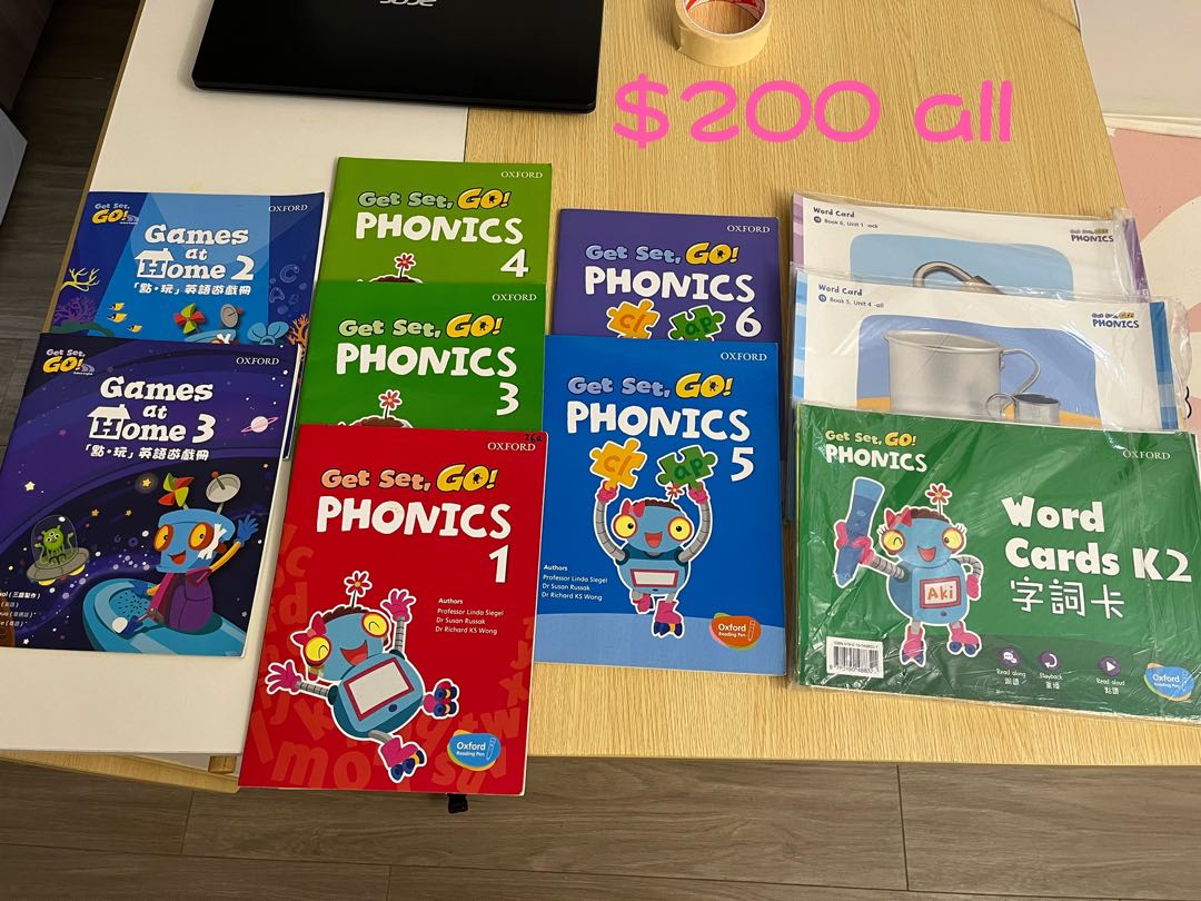 Oxford Get Set Go Phonics Books, 興趣及遊戲, 書本 & 文具, 小朋友書 - Carousell