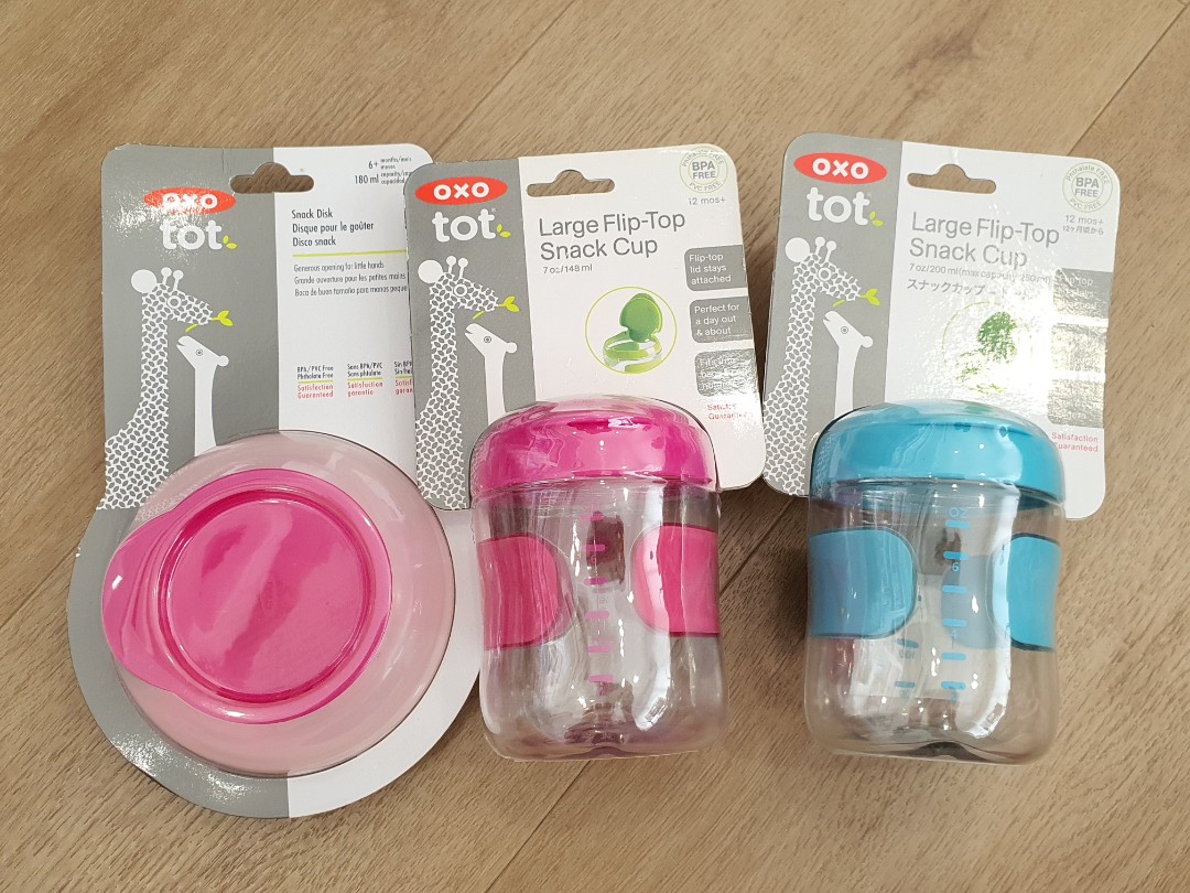 Oxo Tot Snack Cups / Disk, Babies & Kids, Nursing & Feeding, Weaning ...