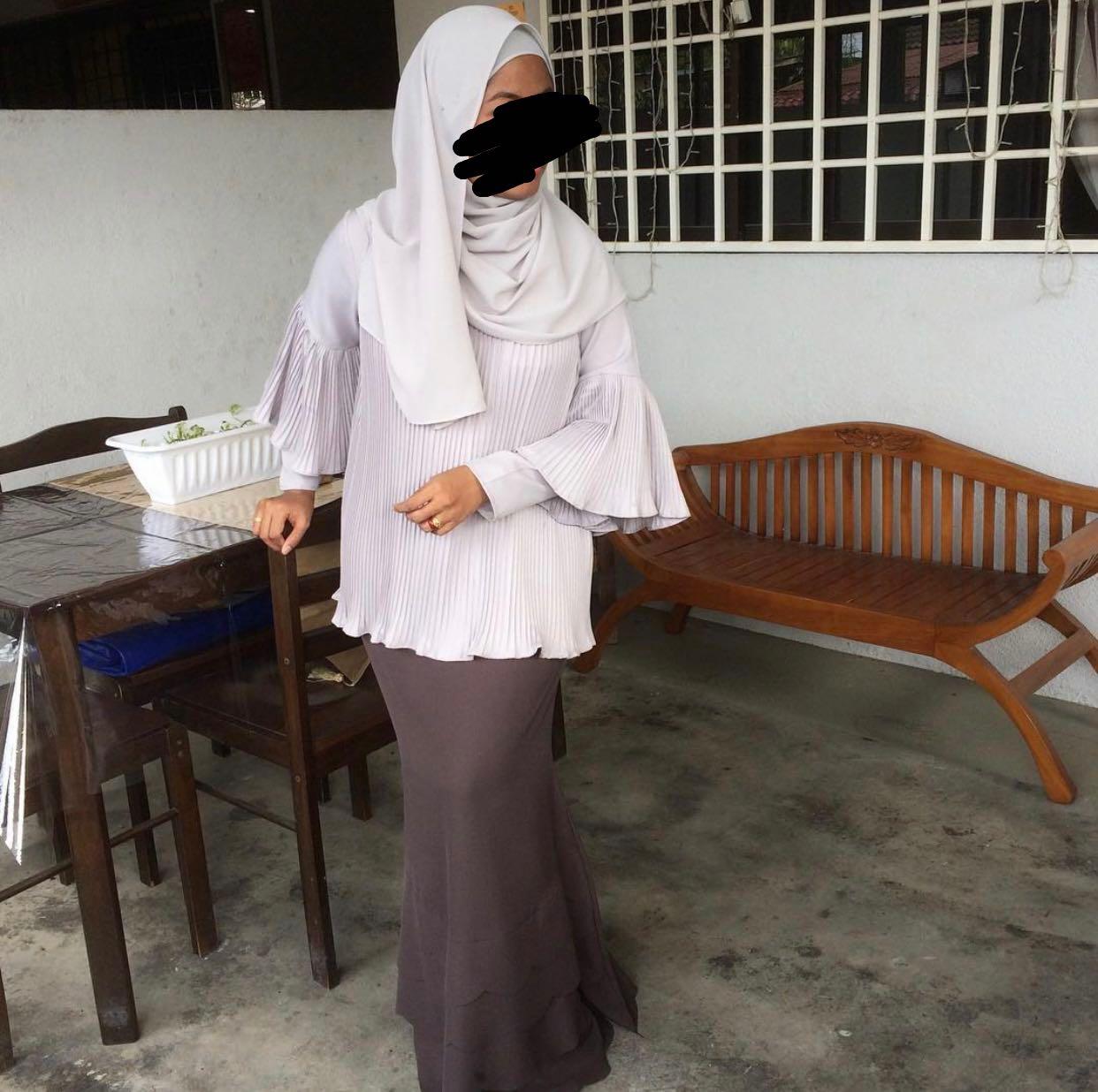 ( RAYA ) Paletted Saloma Set., Women's Fashion, Muslimah Fashion, Baju ...