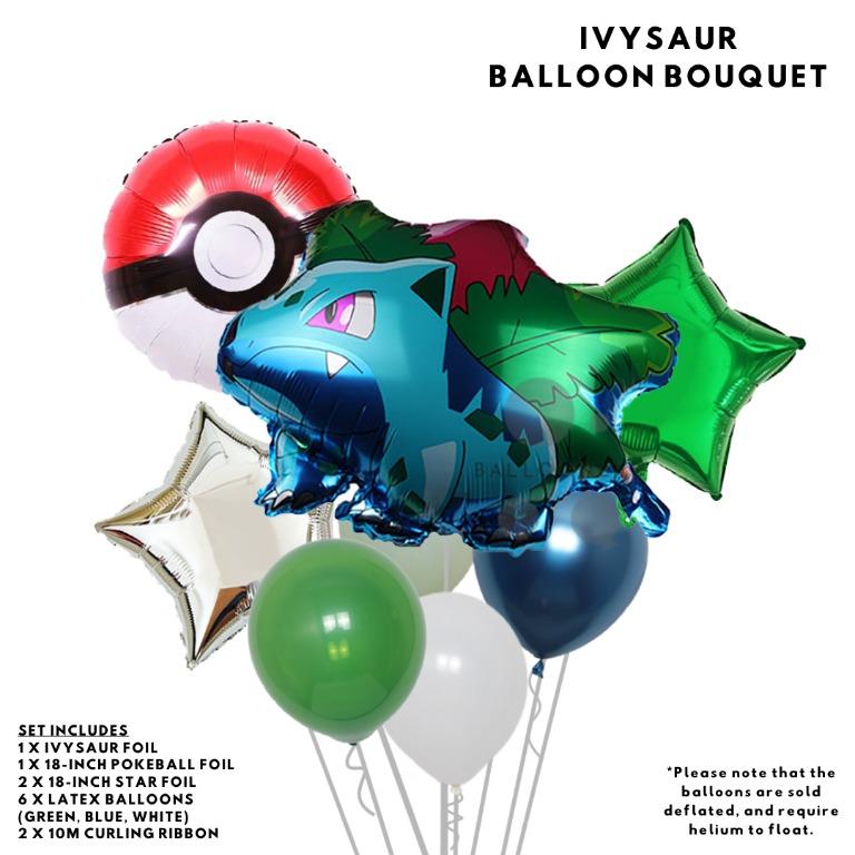 POKÉMON Cartoon Foil and Latex Balloon Pokemon Birthday Set [READY ...