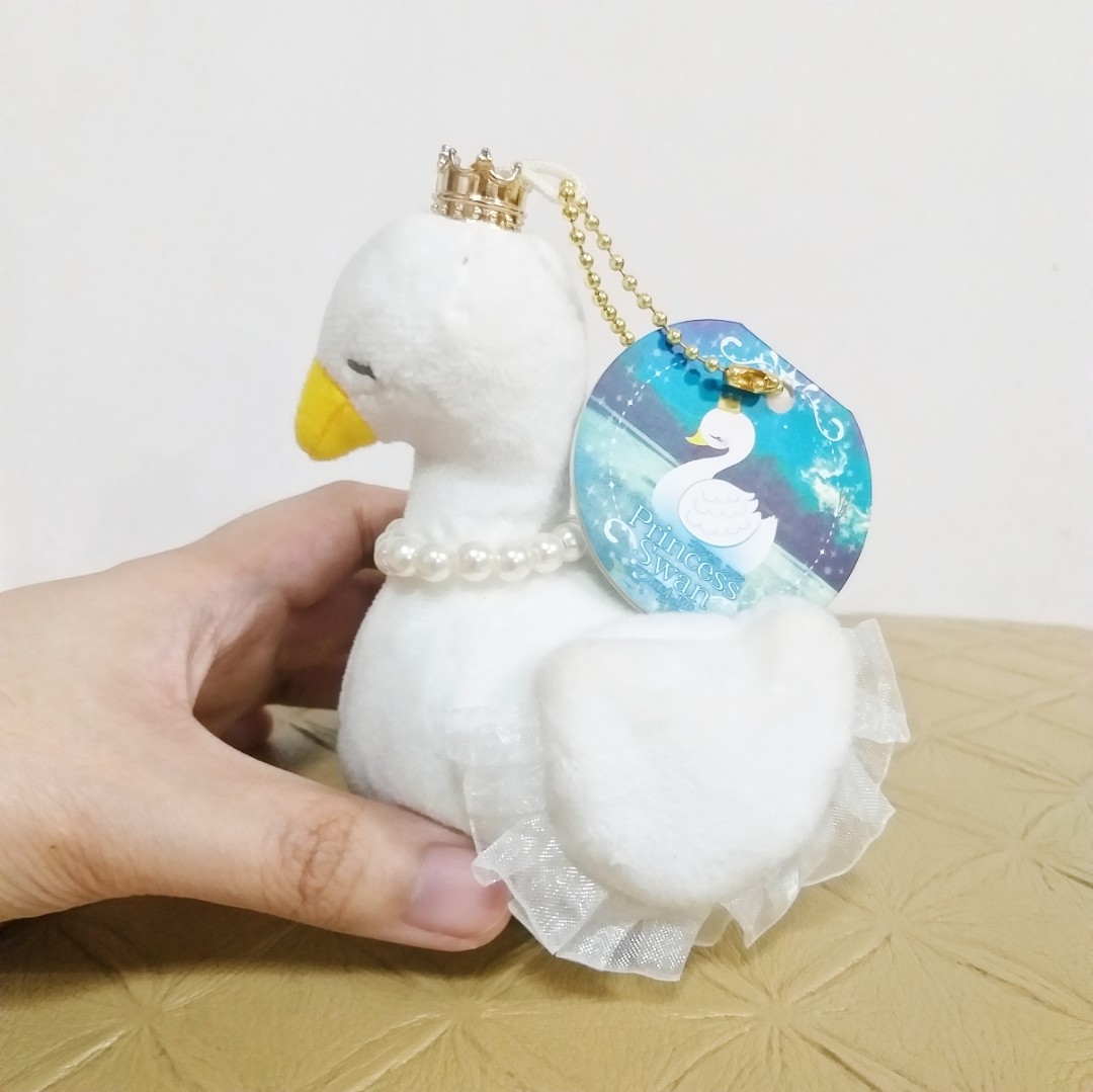 Princess Swan Stuffed Plush Toy Charm, Hobbies & Toys, Toys & Games on ...