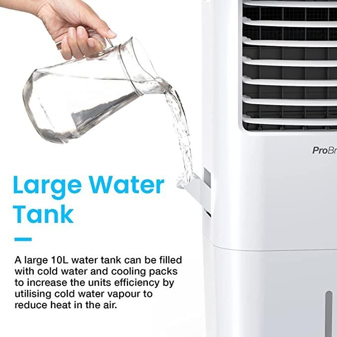 Pro Breeze 10L Portable Air Cooler with 4 Operational Modes, 3 Fan ...