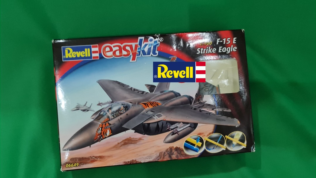 Revell Easy Kit F-15 E Strike Eagle Scale 1:100, Hobbies & Toys, Toys ...