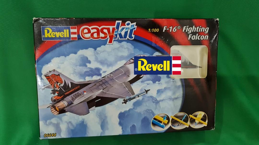 Revell Easy Kit F-16 Fighting Falcon Scale 1:100, Hobbies & Toys, Toys ...