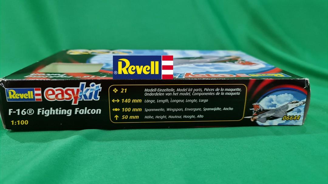 Revell Easy Kit F-16 Fighting Falcon Scale 1:100, Hobbies & Toys, Toys ...