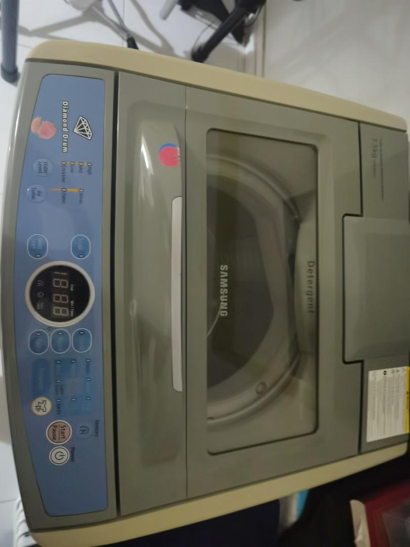 Samsung Diamond Drum washing machine, TV & Home Appliances, Washing ...