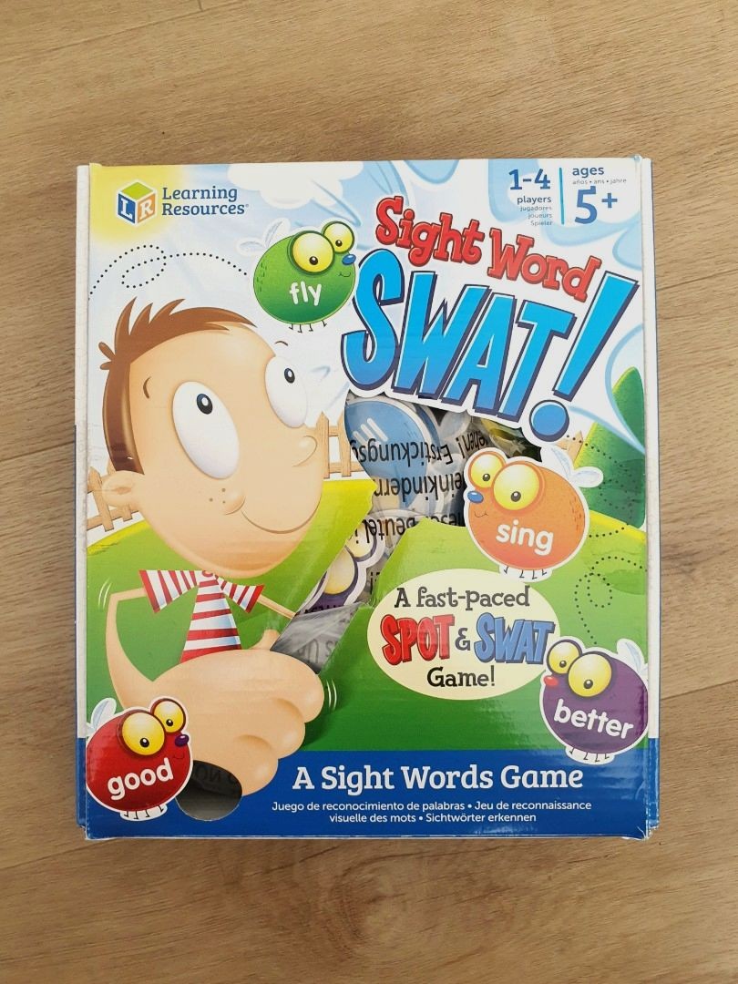 Learning Resources Sight Word Swat, Hobbies & Toys, Toys & Games on ...