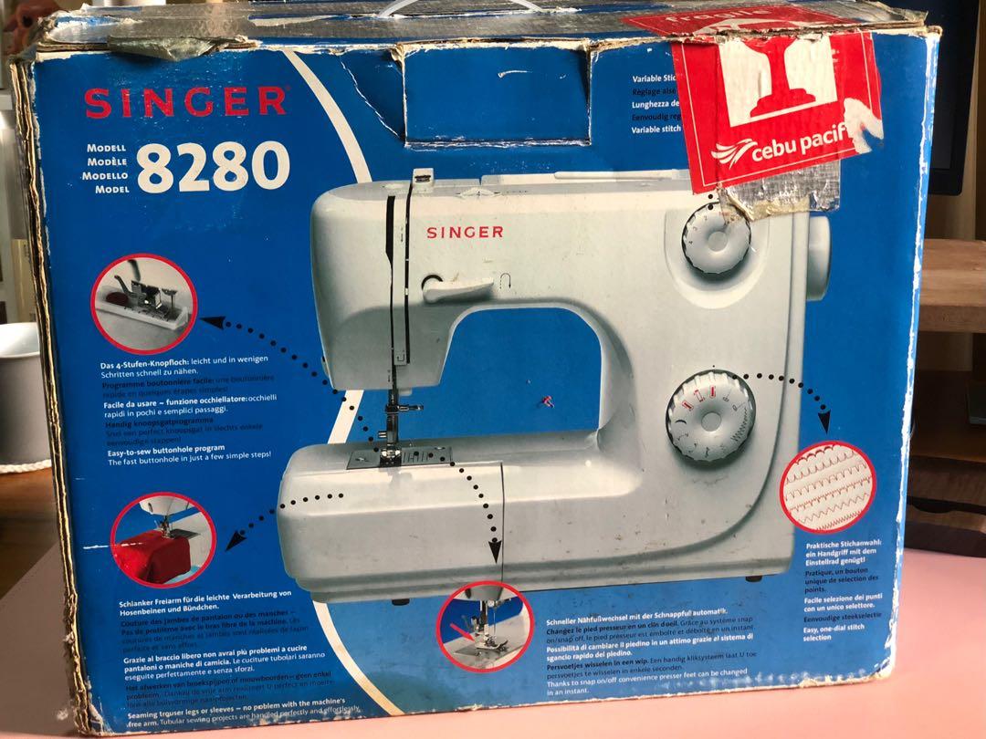 Singer Sewing Machine 8280 Portable Household Electric Small Desktop ...