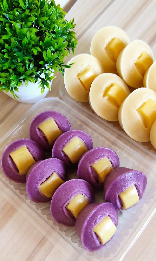 Soft and Yummy Ube Puto Cheese, Food & Drinks, Local Eats on Carousell