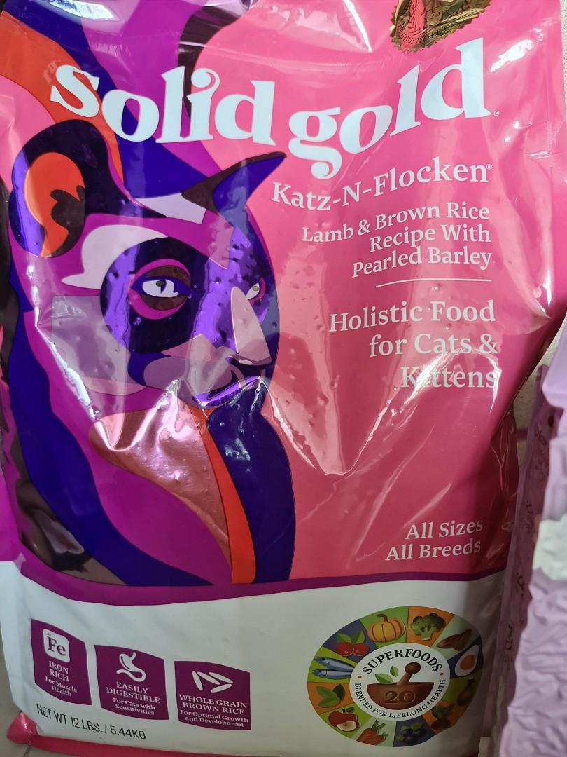 Solid gold cat food, Pet Supplies, Pet Food on Carousell