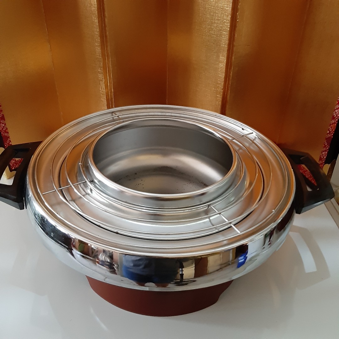 stainless hot pot/ tempura pot, Furniture & Home Living, Kitchenware ...