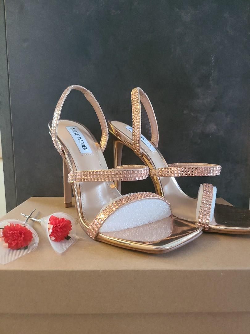 Steve Madden Grade R Rose Gold, Women's Fashion, Footwear, Heels on ...