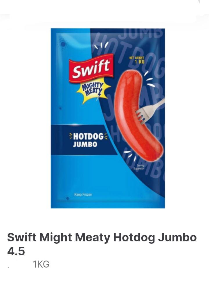 Swift Might Meaty Hotdogs, Food & Drinks, Chilled & Frozen Food on ...