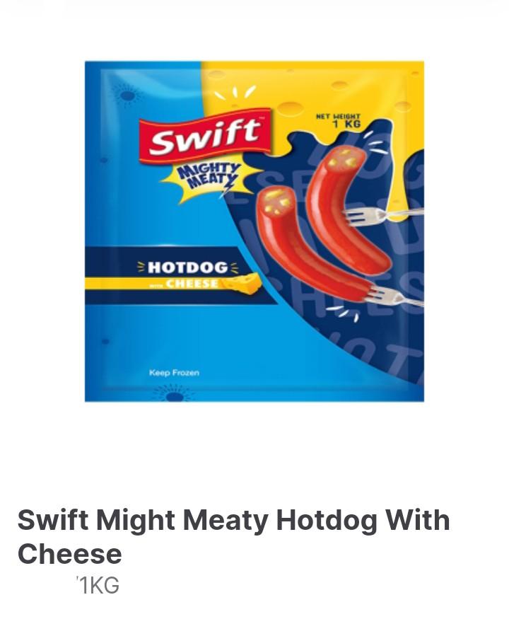 Swift Might Meaty Hotdogs, Food & Drinks, Chilled & Frozen Food on ...