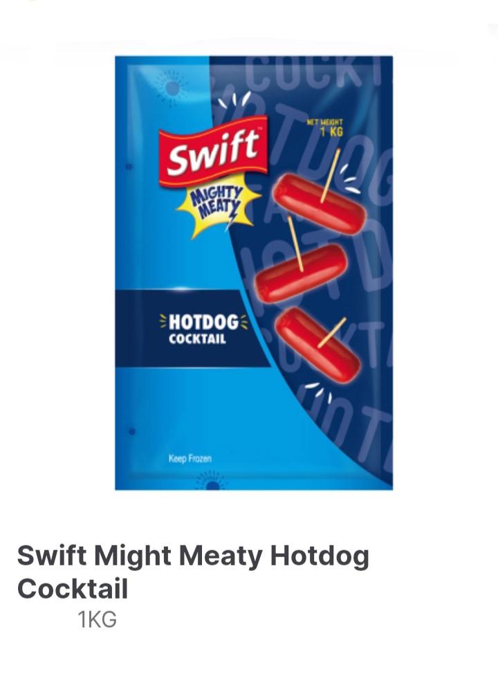 Swift Might Meaty Hotdogs, Food & Drinks, Chilled & Frozen Food on ...