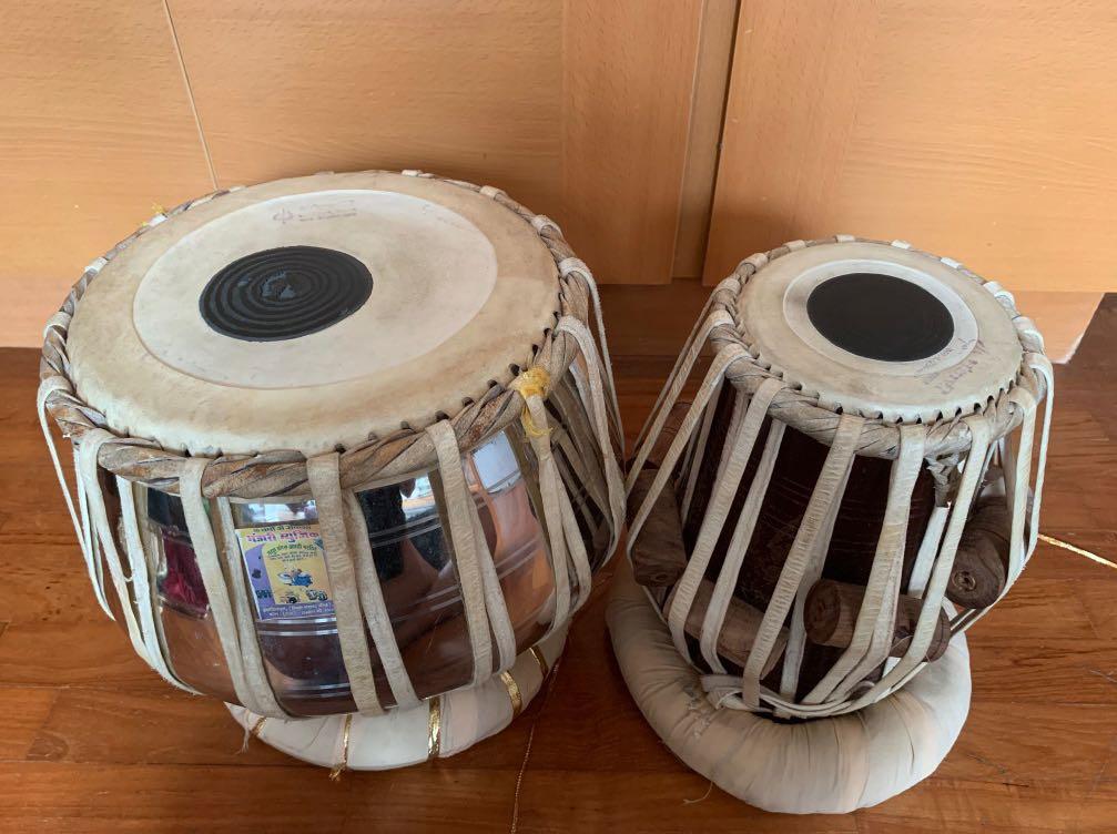 Tabla set with stand and cover, Hobbies & Toys, Music & Media, Musical ...
