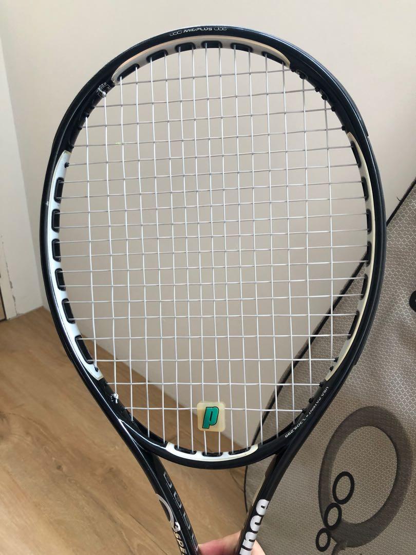 Prince O3 Speedport Black Tennis Racket, Sports Equipment, Sports ...