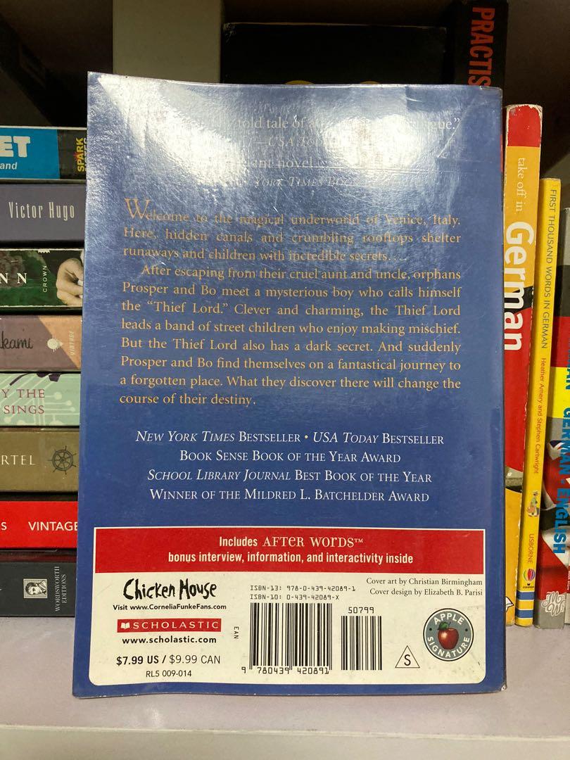 The Thief Lord by Cornelia Funke, Hobbies & Toys, Books & Magazines ...