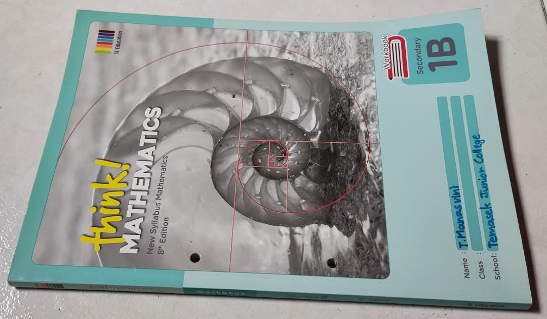 Think! Mathematics Workbook 1B Secondary New Syllabus Mathematics 8th ...