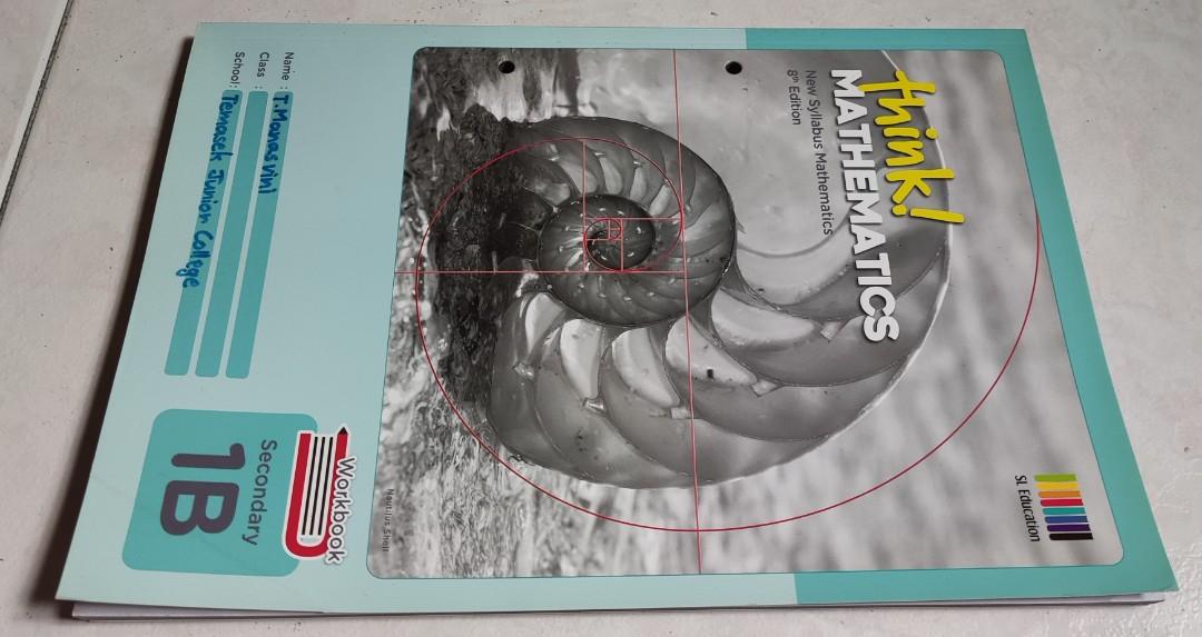 Think! Mathematics Workbook 1B Secondary New Syllabus Mathematics 8th ...
