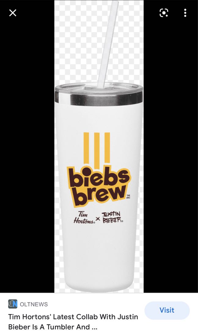 TIM BIEBS JUSTIN BIEBER X TIM HORTONS MUG, Hobbies & Toys, Memorabilia ...