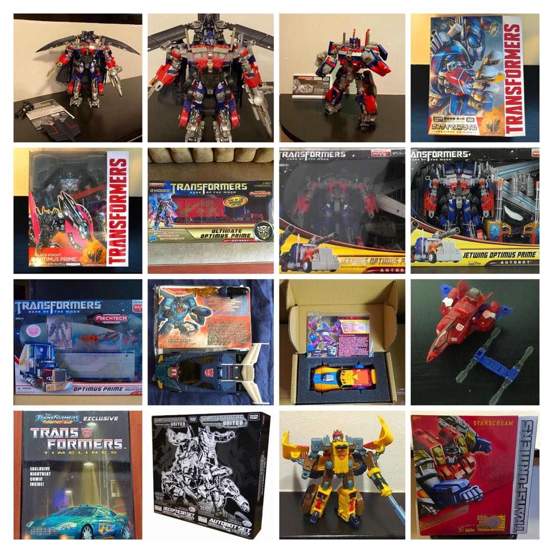 Transformers Movie ROTF DOTM AOE Jetpower Jetwing Optimus Prime Black ...