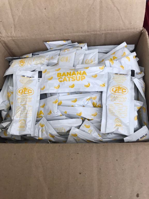 UFC Banana Ketchup 10grams Sachet to-go 200pcs, Food & Drinks, Spice ...