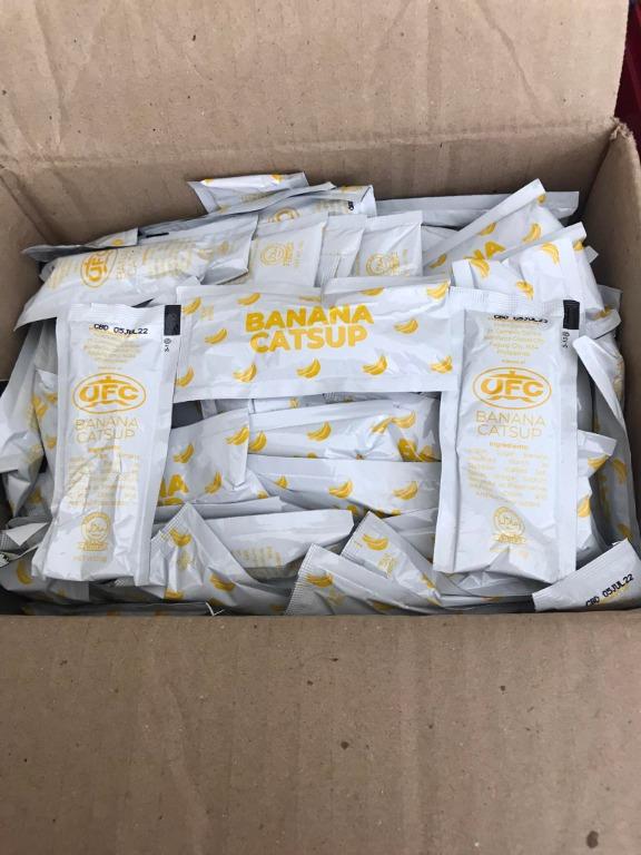 UFC Banana Ketchup 10grams Sachet to-go 200pcs, Food & Drinks, Spice ...
