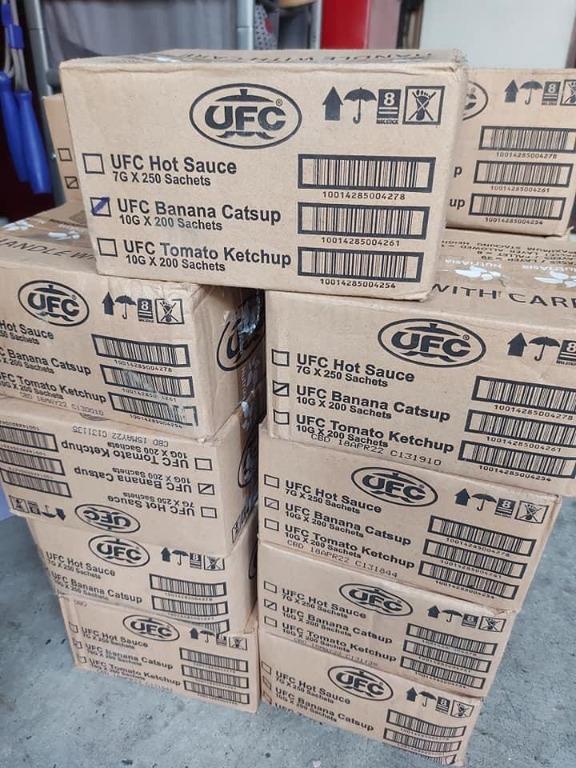 UFC Banana Ketchup 10grams Sachet to-go 200pcs, Food & Drinks, Spice ...