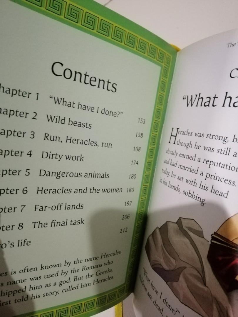 Usborne children English story book Greek myth, Hobbies & Toys, Books ...