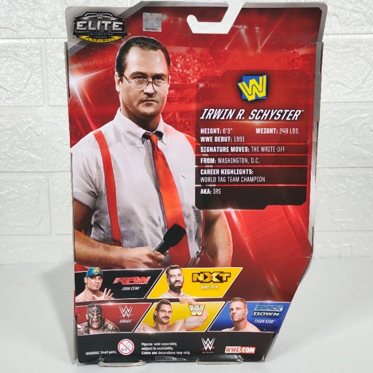 WWE Irwin R. Schyster (IRS) Elite Collection Figure, Hobbies & Toys ...