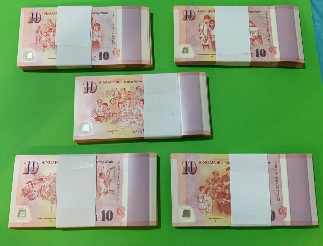 2015 SG 50 $10 commemorative notes, Hobbies & Toys, Memorabilia ...