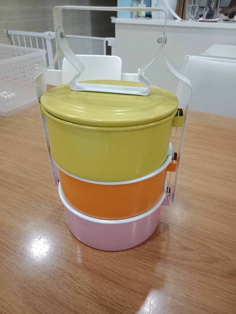 3 tier tingkat box, Food & Drinks, Other Food & Drinks on Carousell