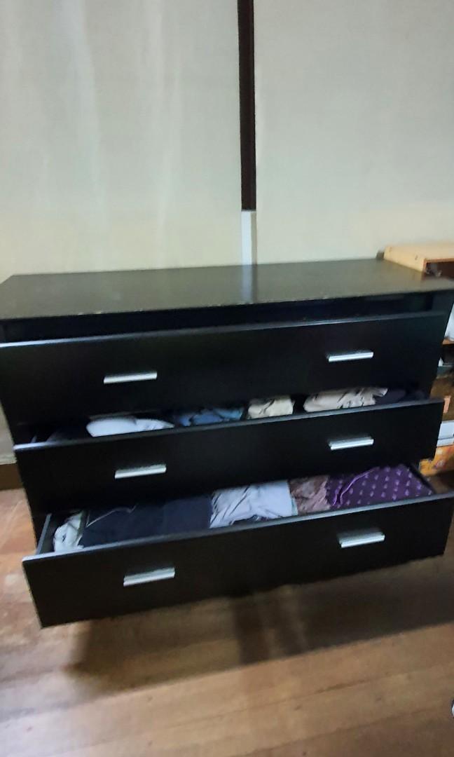 3-layer Cabinet Black, Furniture & Home Living, Furniture, Shelves ...