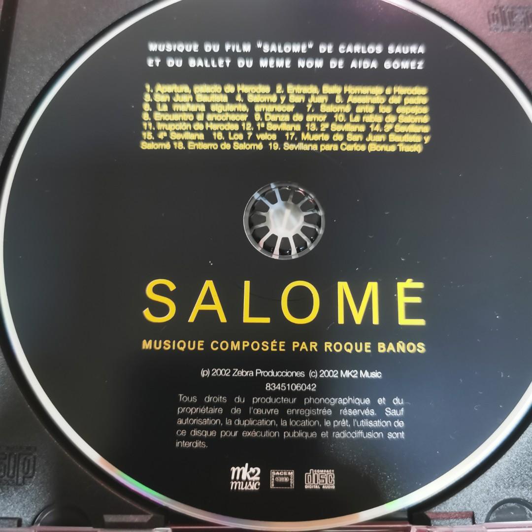 95％new Salomé / Salome Movie OST / 莎樂美 電影原聲大碟 ＃罕有保留紙套及介紹紙 碟面完美無瑕 接近全新, 興趣及遊戲, 音樂、樂器 & 配件, 音樂與媒體 ...