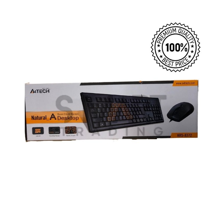 A4Tech Krs-8372 Keyboard and Mouse Bundle, Computers & Tech, Parts ...