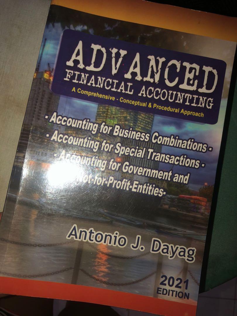 Advanced Financial Accounting by Antonio J. Dayag, Hobbies & Toys, Books & Magazines, Textbooks ...