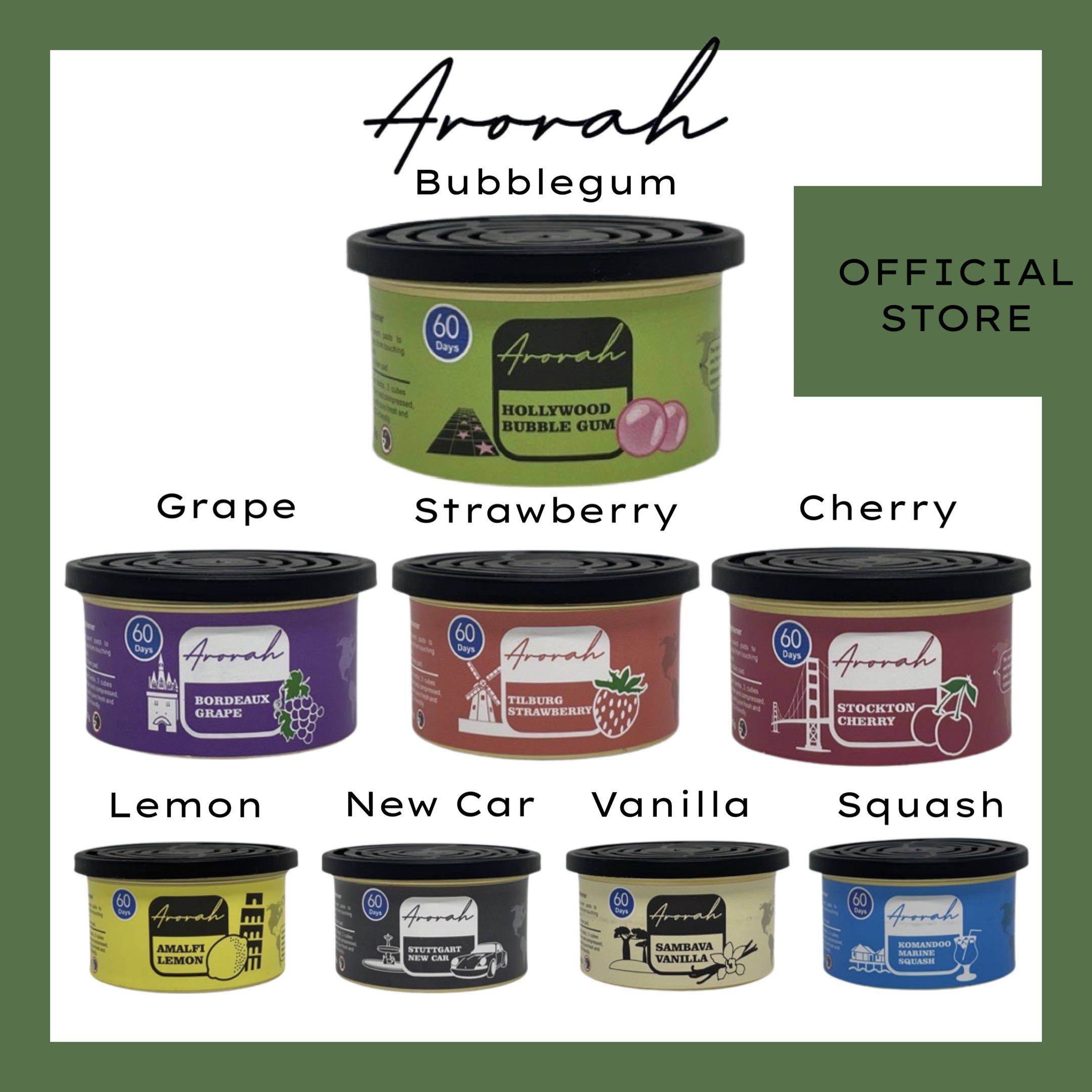 [ARORAH] Natural Air Freshener Car Perfume Ikeda Arorah Home & Office ...