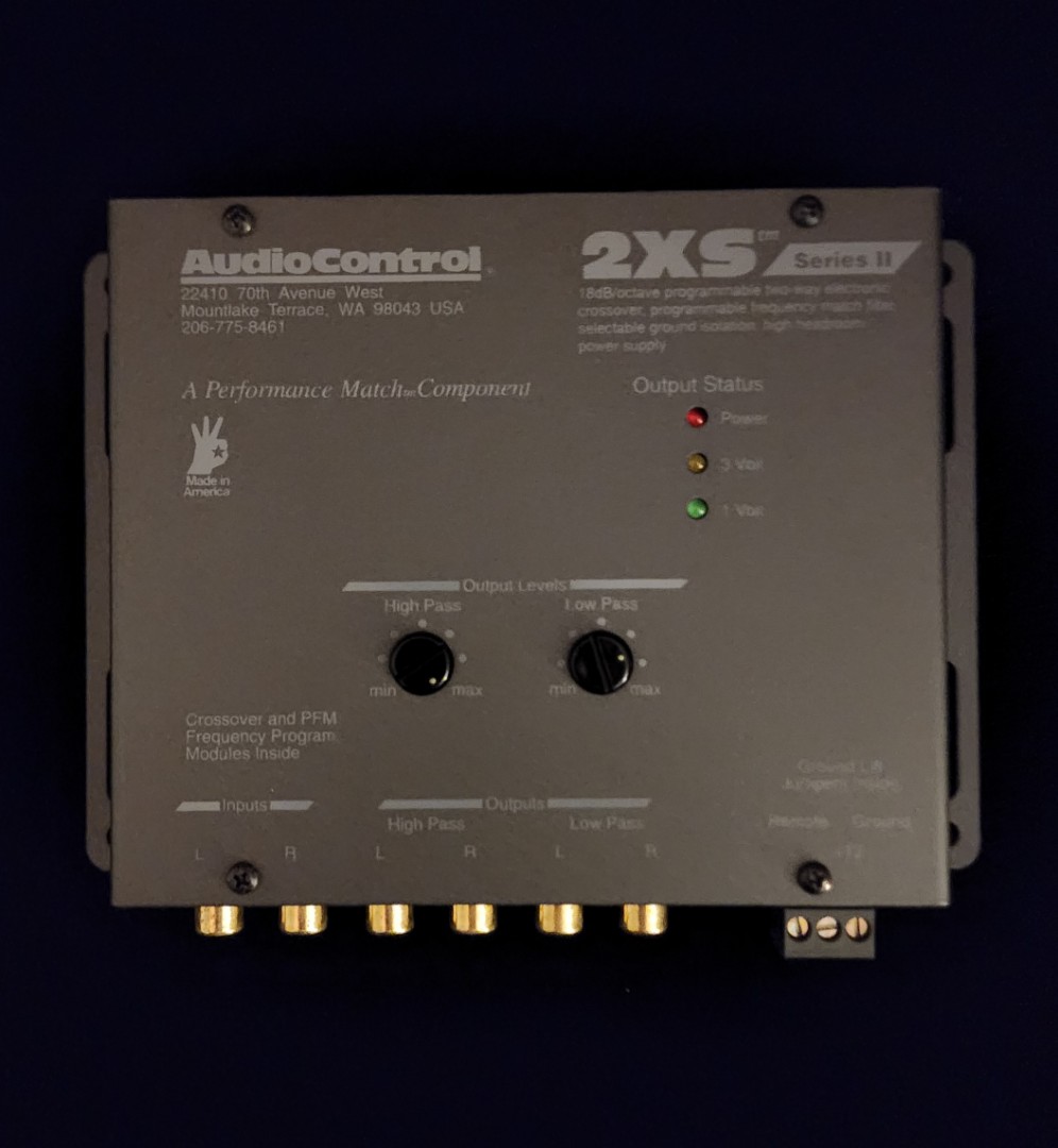 AUDIOCONTROL 2-WAY ELECTRONIC CROSSOVER, Audio, Other Audio Equipment ...