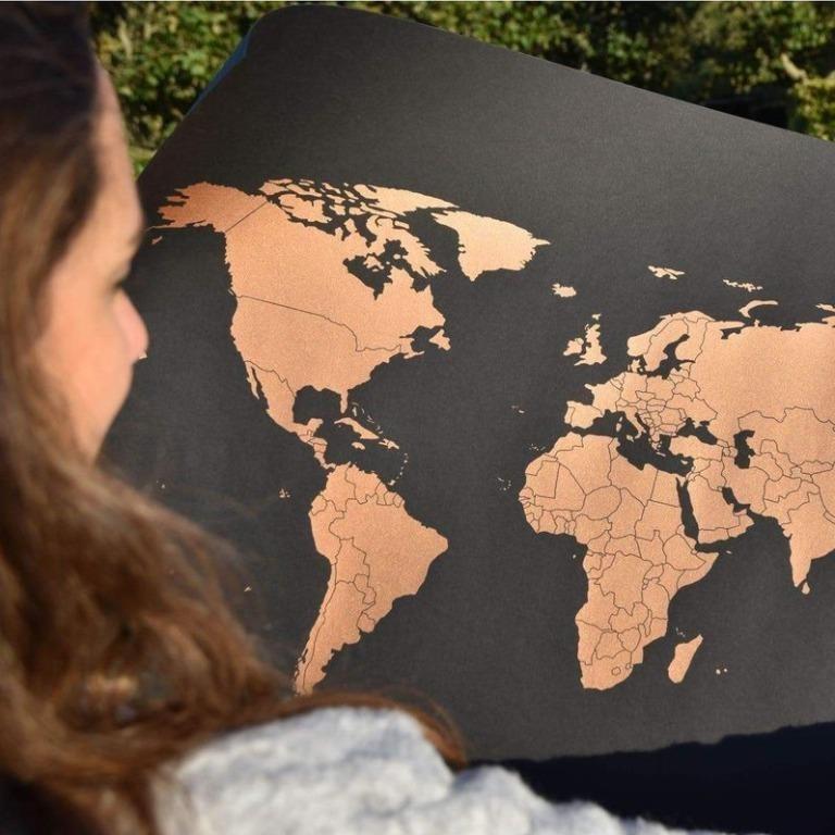 Awesome Maps - The Copper Map | Home Decor Map - SD0634, Furniture ...