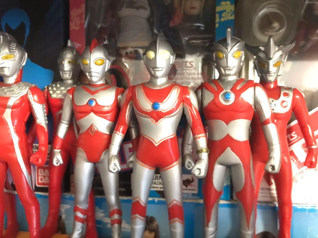 Vintage Bandai 1990s Lot of 18 Ultraman Figures HDM Authentic Vintage ...