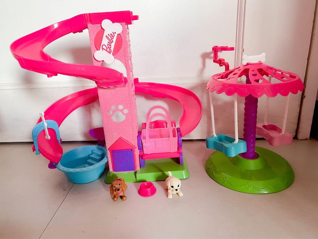 Barbie slide and spin, Hobbies & Toys, Toys & Games on Carousell