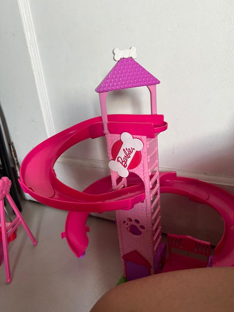Barbie slide and spin, Hobbies & Toys, Toys & Games on Carousell