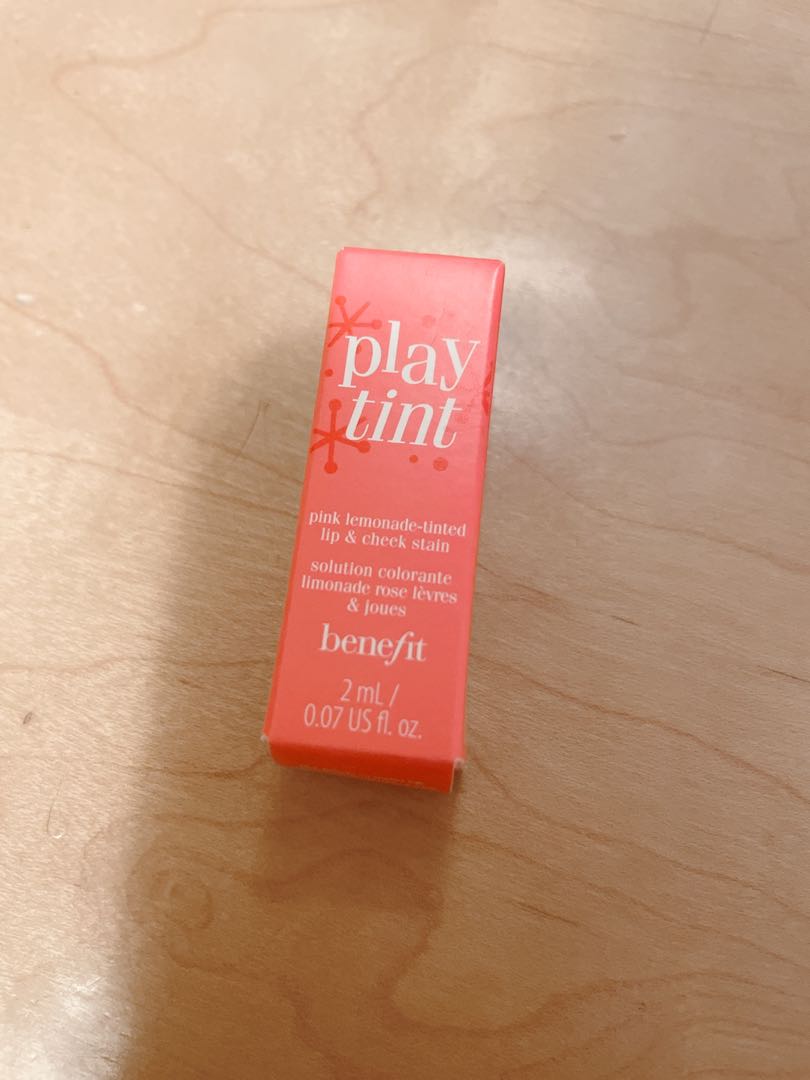 Benefit 胭脂水 playtint Lip & Cheek Stain 2ml Play tint 染唇液, 美容＆個人護理, 健康及 ...